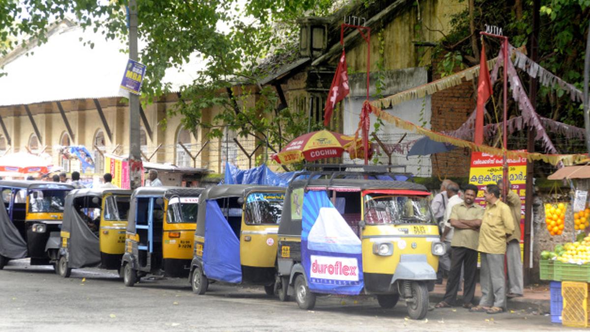 Autorickshaw unions demand city permits, ID cards - The Hindu
