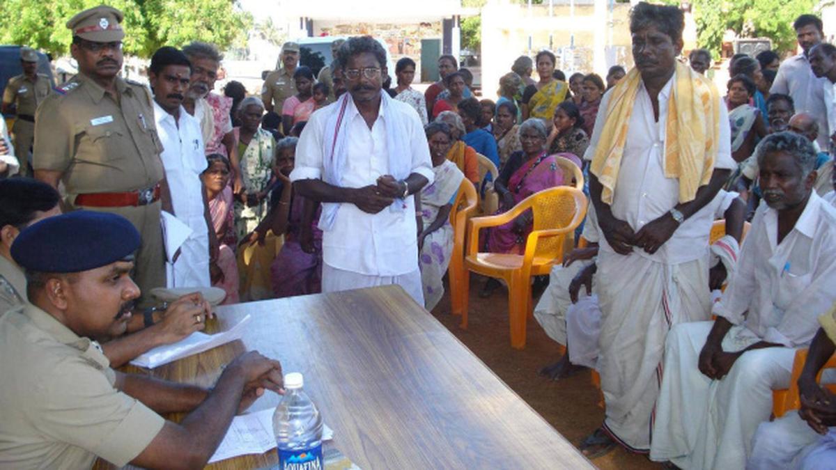 SP reaches out to Usilampatti public - The Hindu