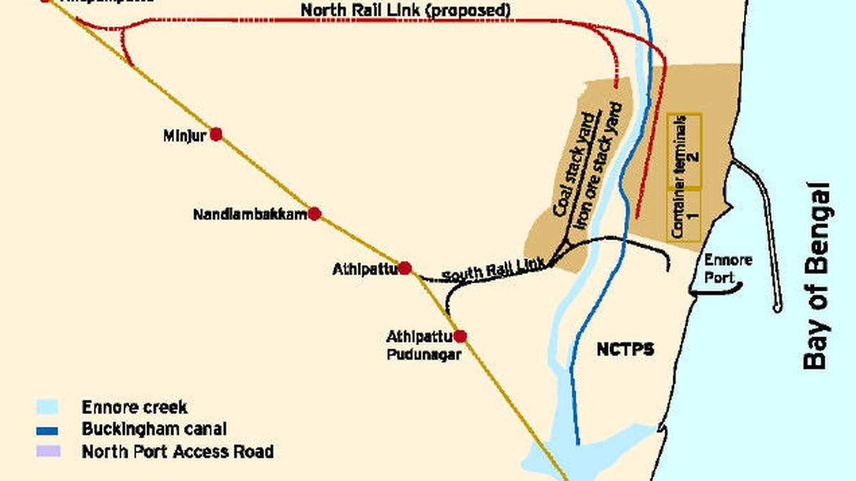 Ennore Port seeks one more rail link - The Hindu