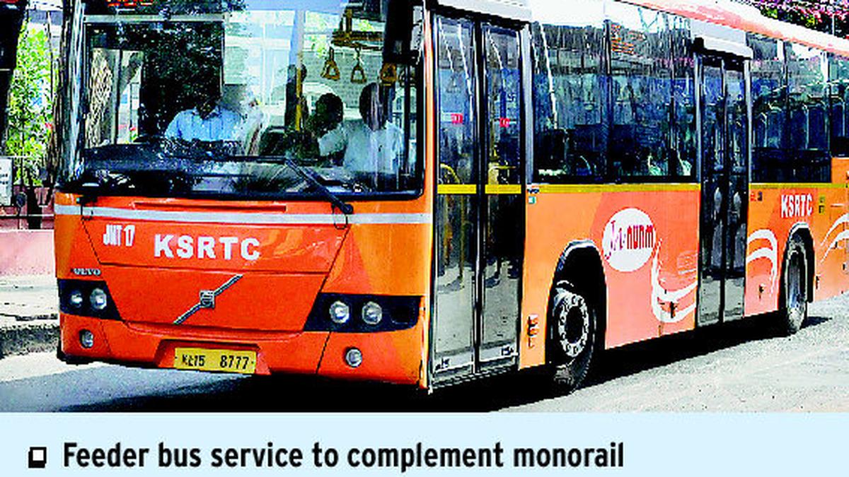 Natpac moots feeder buses for monorail - The Hindu