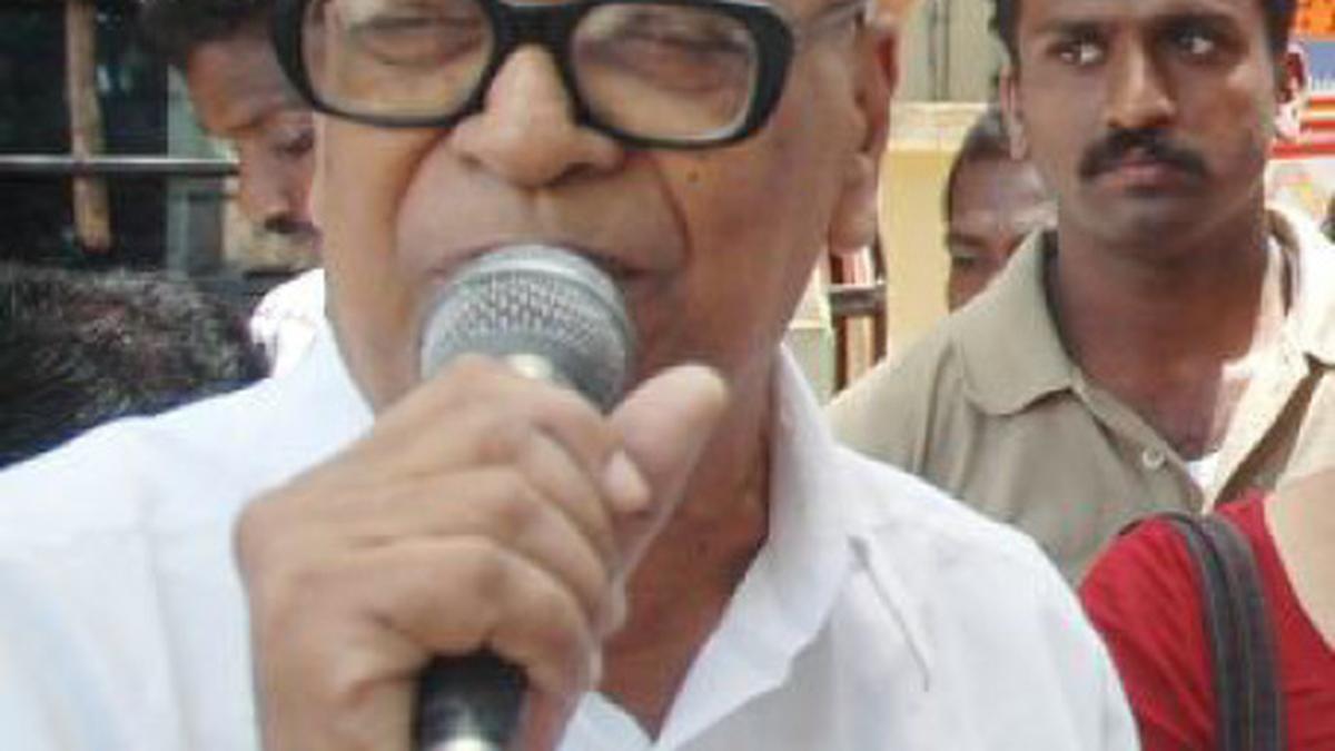 CPI(M) leader Varadarajan passes away - The Hindu