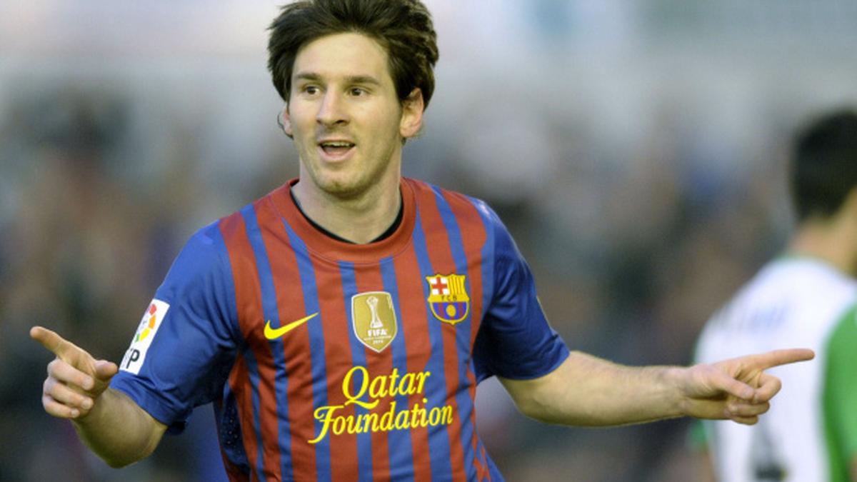 Messi scores 50th goal of the season - The Hindu