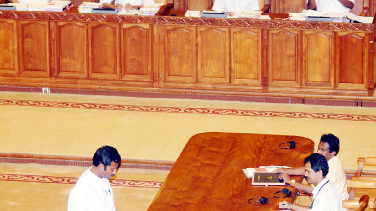 Anoop Jacob sworn in as MLA - The Hindu