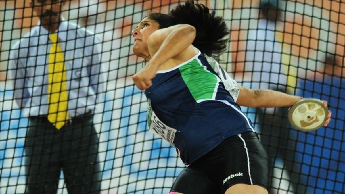 Seema Antil books ticket to London Olympics - The Hindu