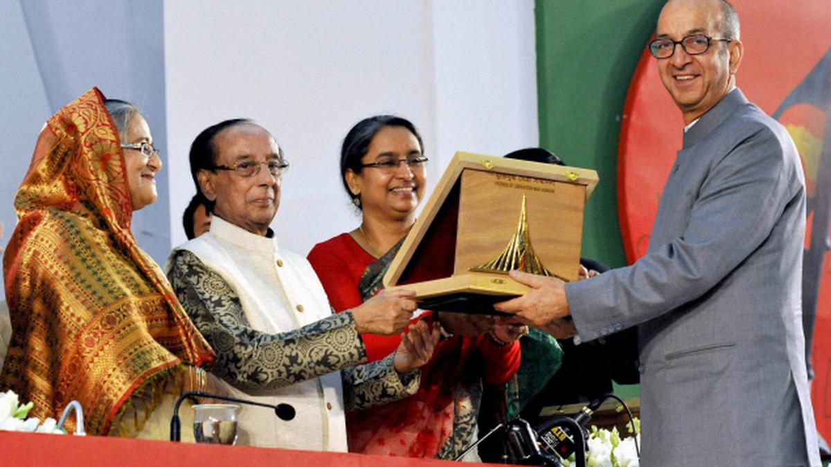 D.P. Dhar honoured in Bangladesh - The Hindu