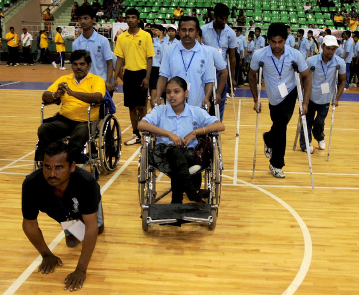 Games for persons with disability - The Hindu