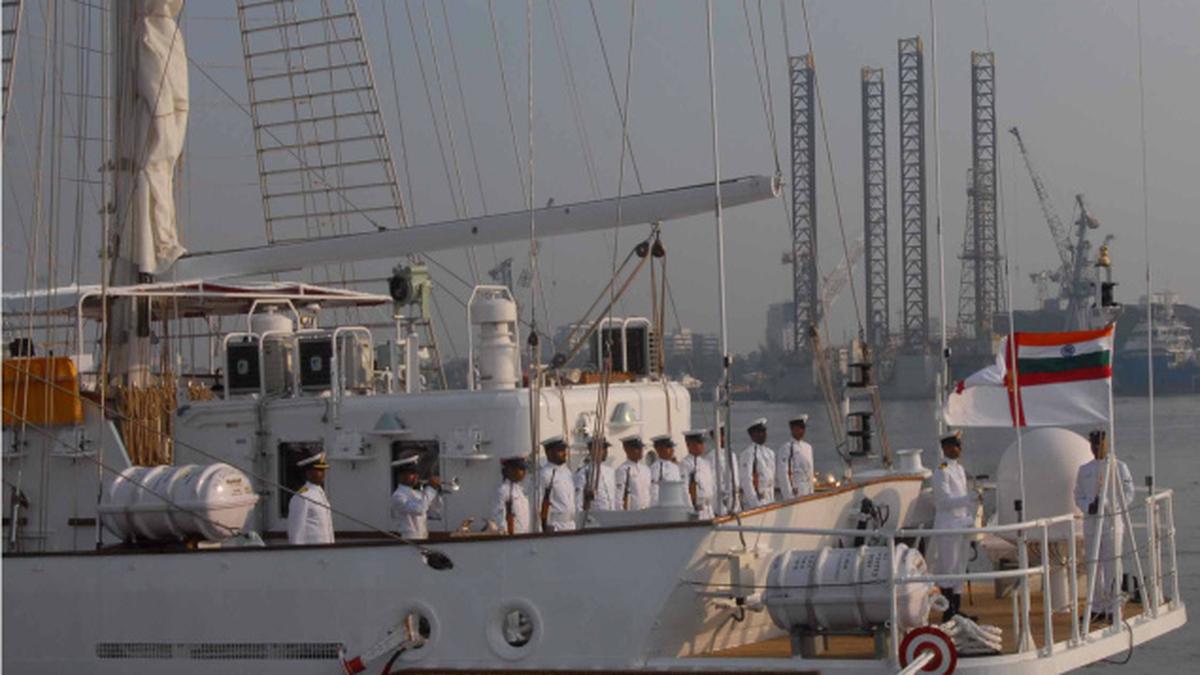 INS Sudarshini inducted into Navy - The Hindu