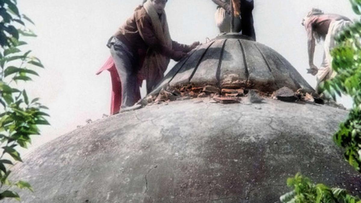 Record evidence on daily basis in Babri case: High Court - The Hindu