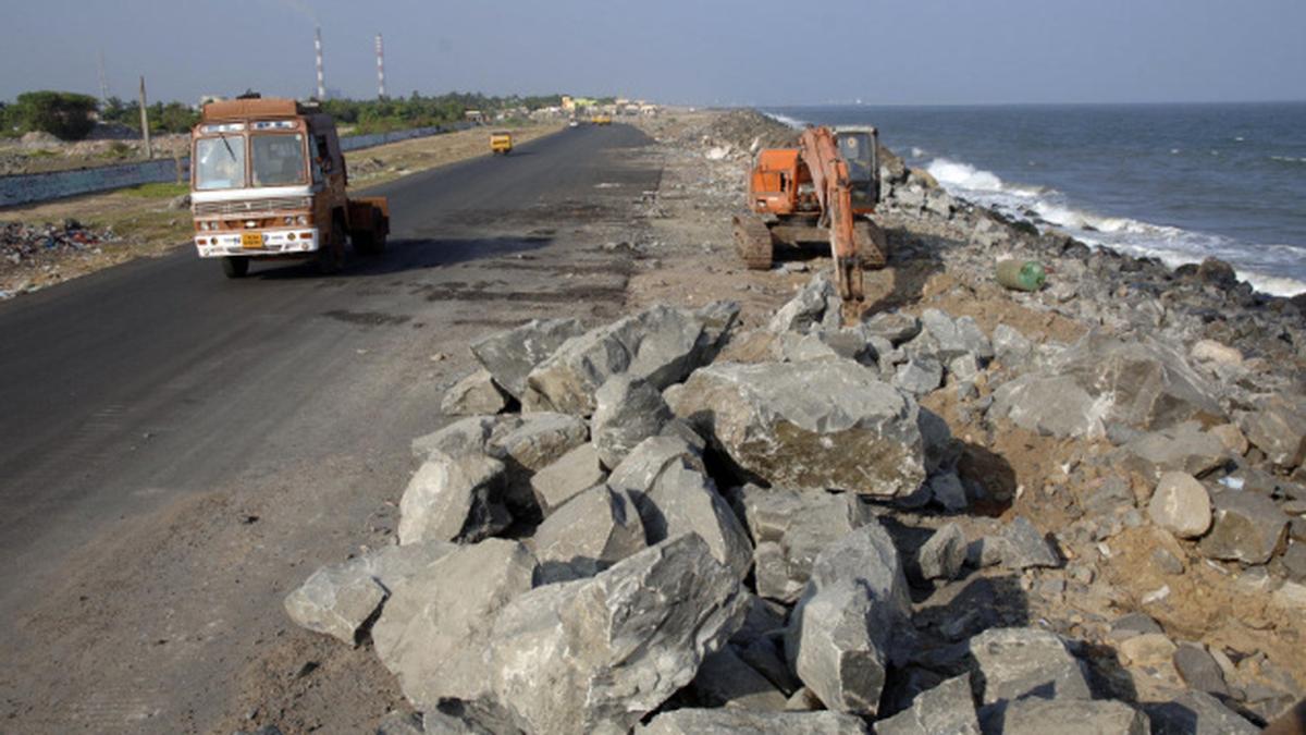 WRD to build groynes - The Hindu