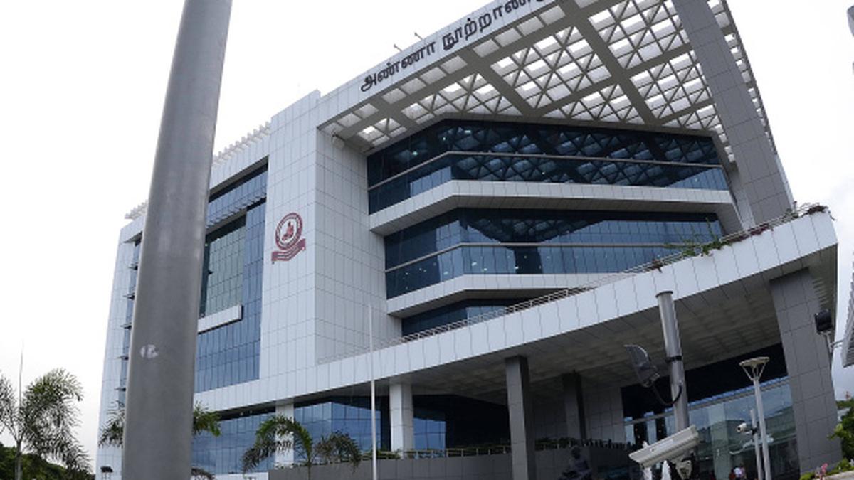 Shifting of Anna library stayed - The Hindu