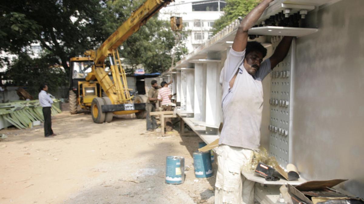 ‘Samme' impacts parallel bridge construction works - The Hindu