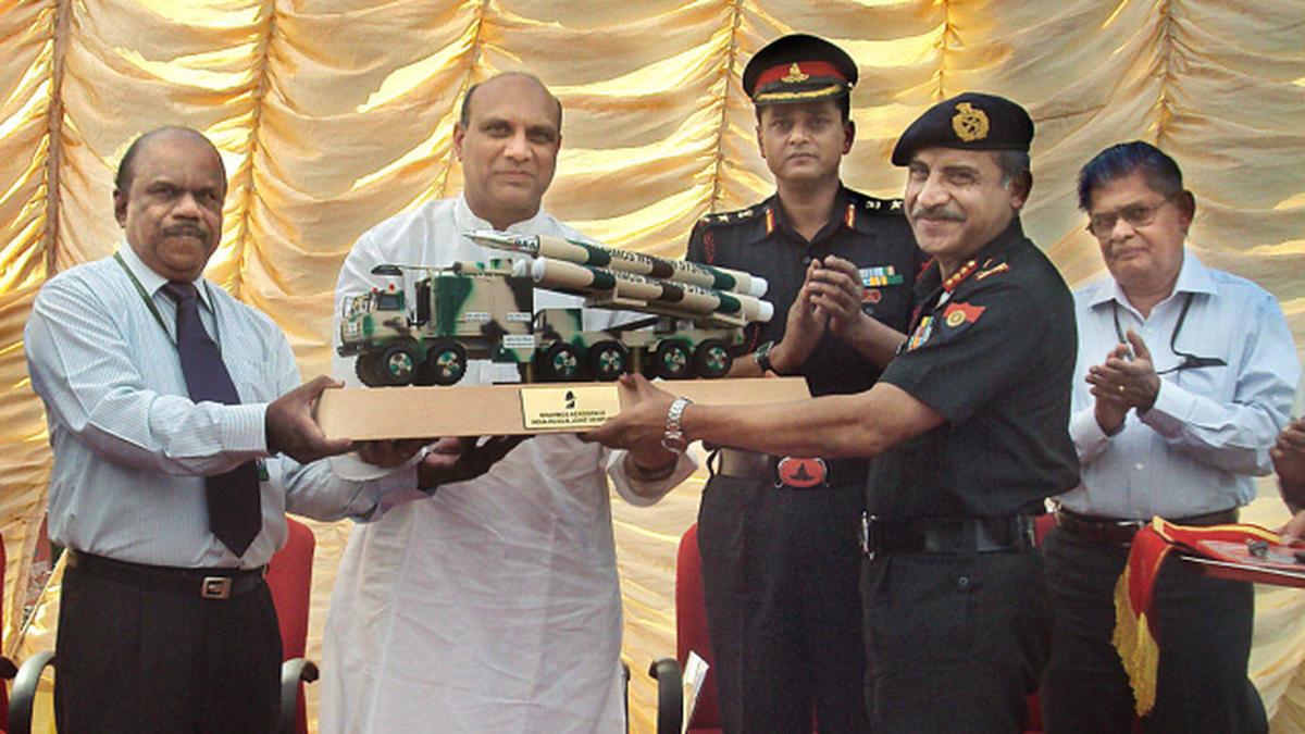 Second BrahMos regiment handed over to Army - The Hindu