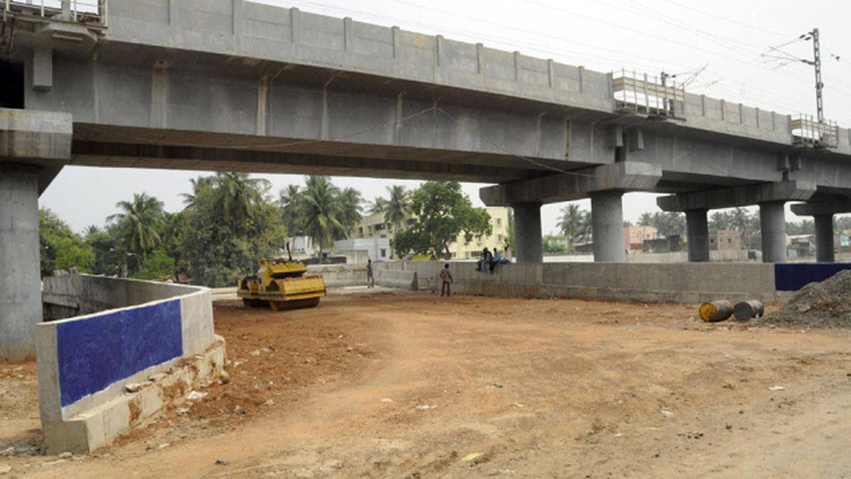 Indira Nagar bridge to be opened shortly - The Hindu