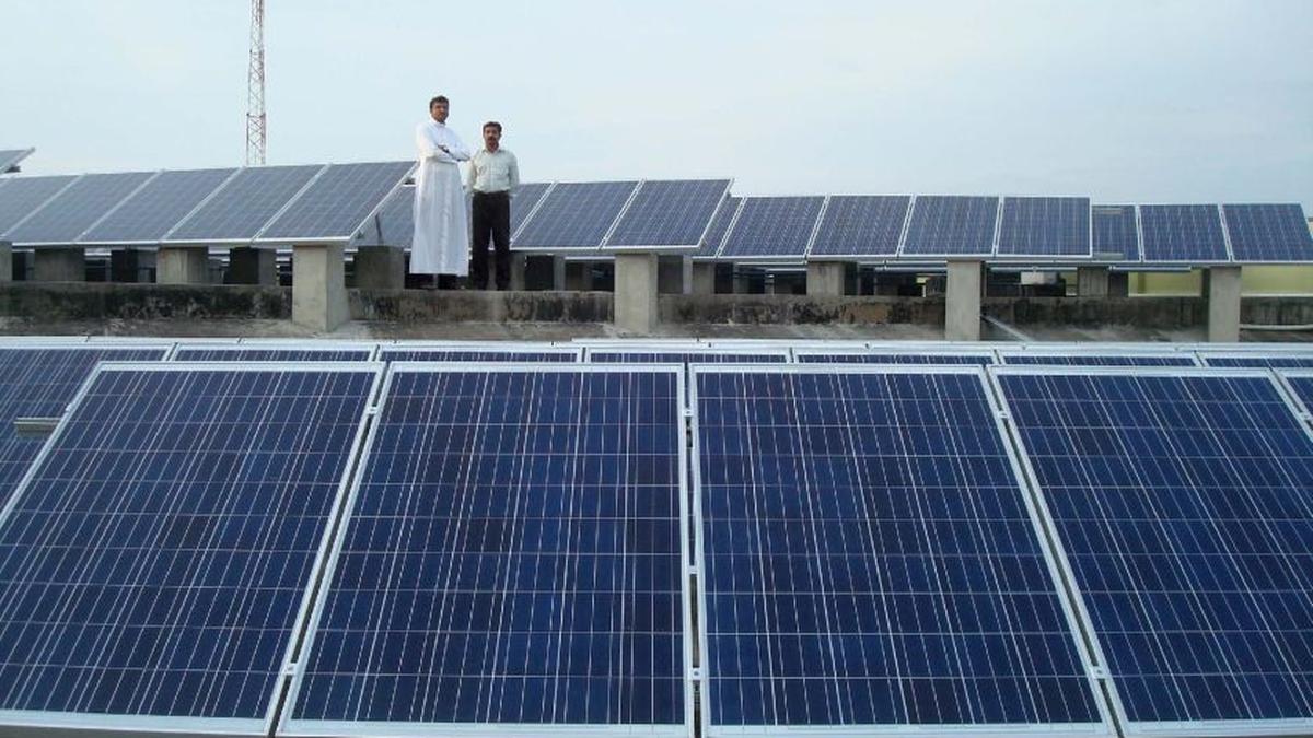 State’s first solar-powered campus coming up in Thiruvalla - The Hindu