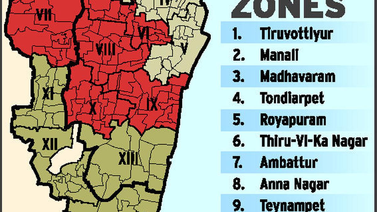 Expanded Chennai Corporationto be divided into 3 regions - The Hindu