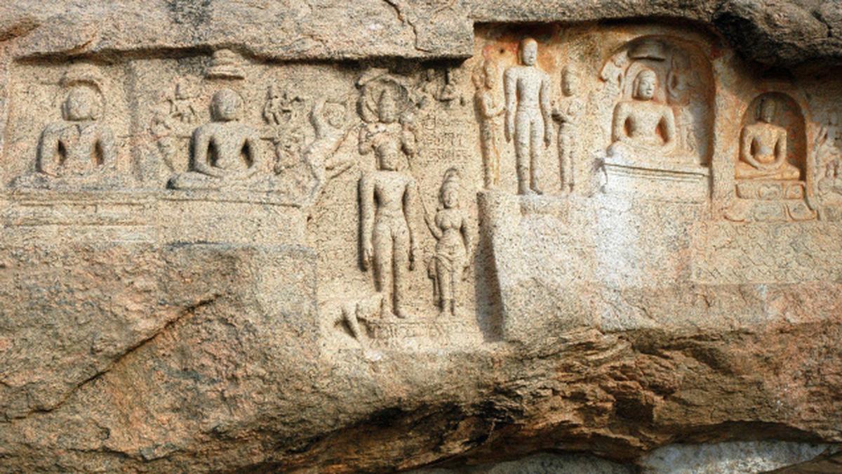 Serene messages in stone - The Hindu