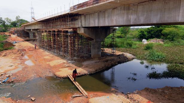 Bridge near Bapu Ghat to be ready soon - The Hindu