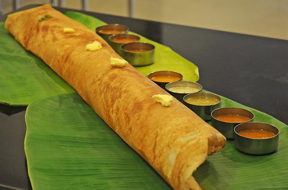 Signature dish: 70 MM family dosa - The Hindu