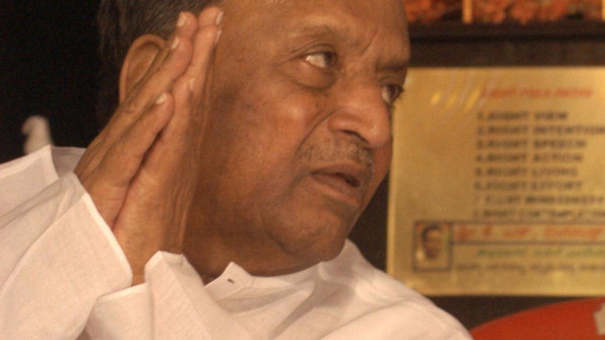 Veteran Congress leader K H Ranganath passes away - The Hindu