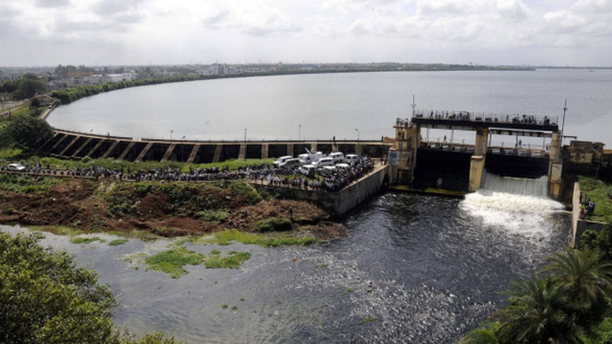 Water released from Red Hills reservoir - The Hindu