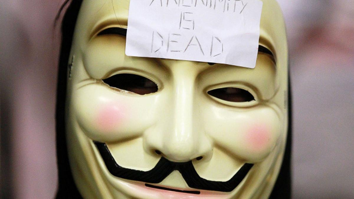 The irony of the Anonymous mask - The Hindu