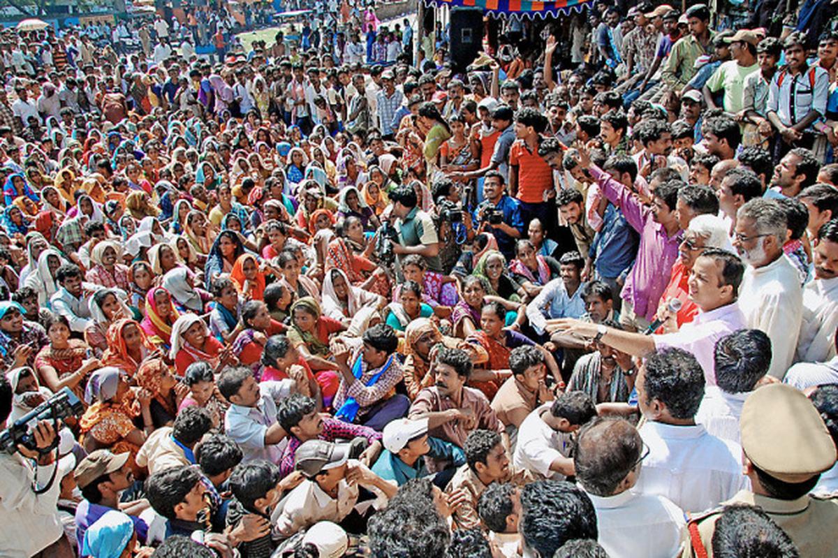 NAOB-displaced persons undertake 70-km padayatra to Collectorate - The ...