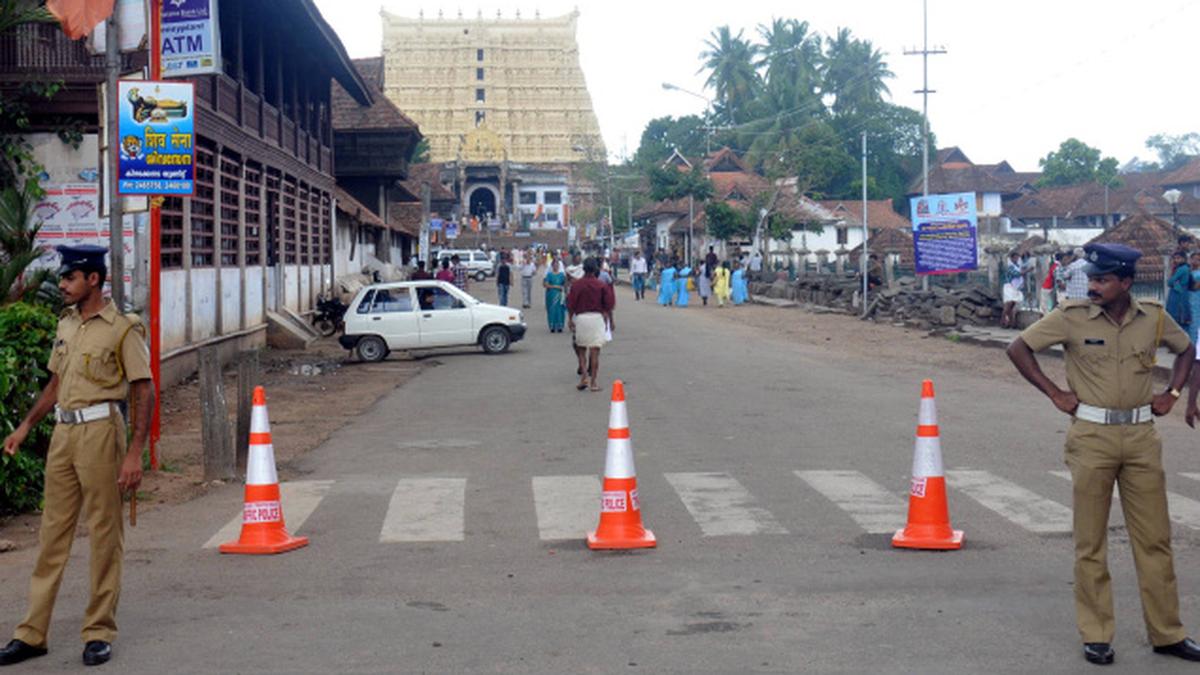 Five-tier security system for Padmanabhaswamy temple - The Hindu