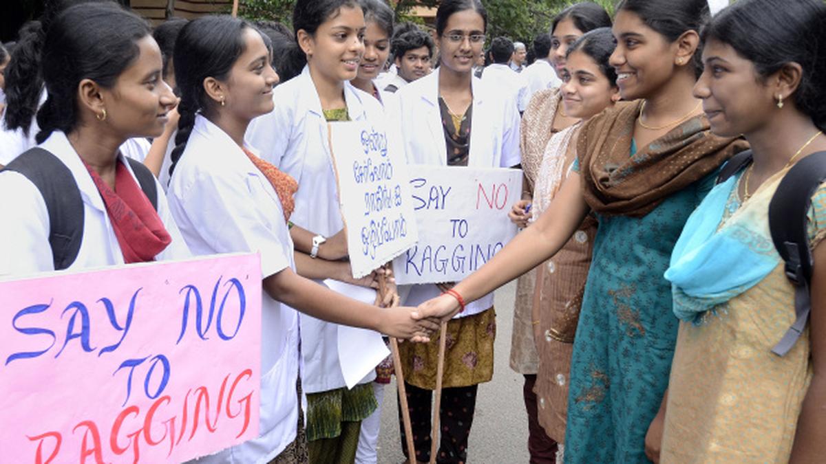 On first day of college, medical students welcomed with anti-ragging ...