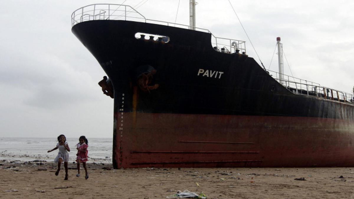 Ghost ship sinks India's coastal defences claims - The Hindu