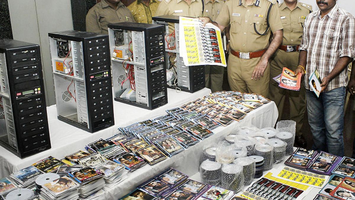 Pirated digital versatile discs seized; six held - The Hindu