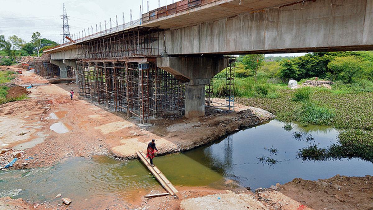 Bridge on Bapu Ghat to be opened in October - The Hindu