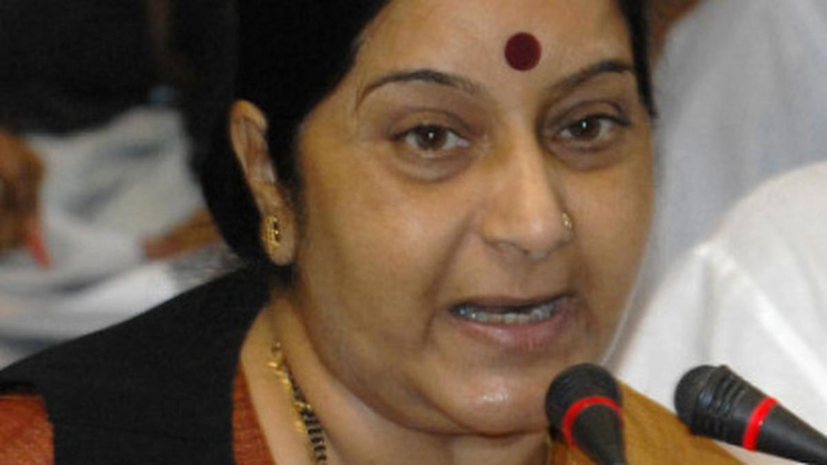 Sushma: we'll decide on functioning of Parliament - The Hindu