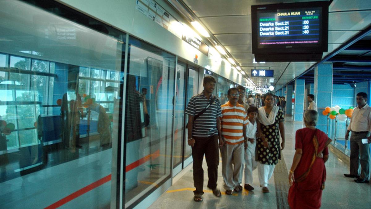 Airport Metro Express stations opened for commuters - The Hindu