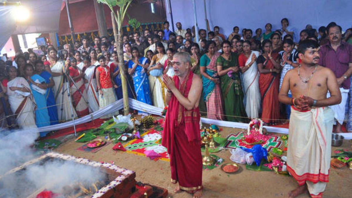 Devi Bhagavatha Sathram concludes - The Hindu