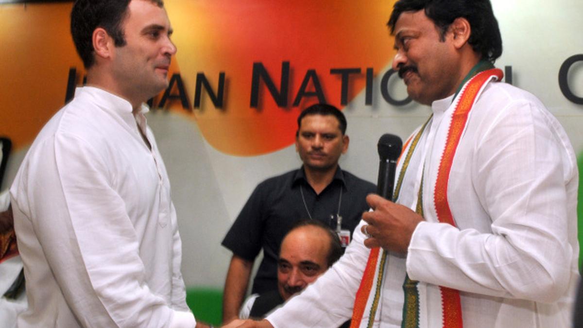 Chiranjeevi joins Congress - The Hindu