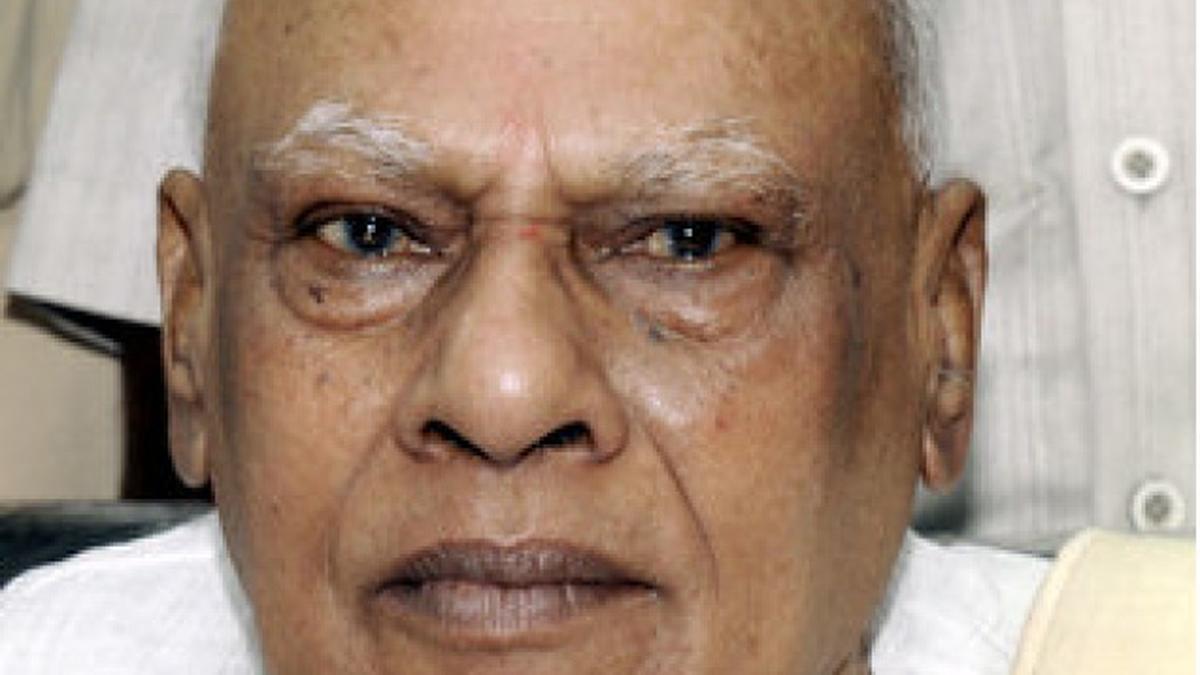 K. Rosaiah will be Tamil Nadu Governor - The Hindu