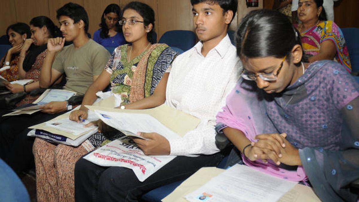 Where the toppers queue up - The Hindu