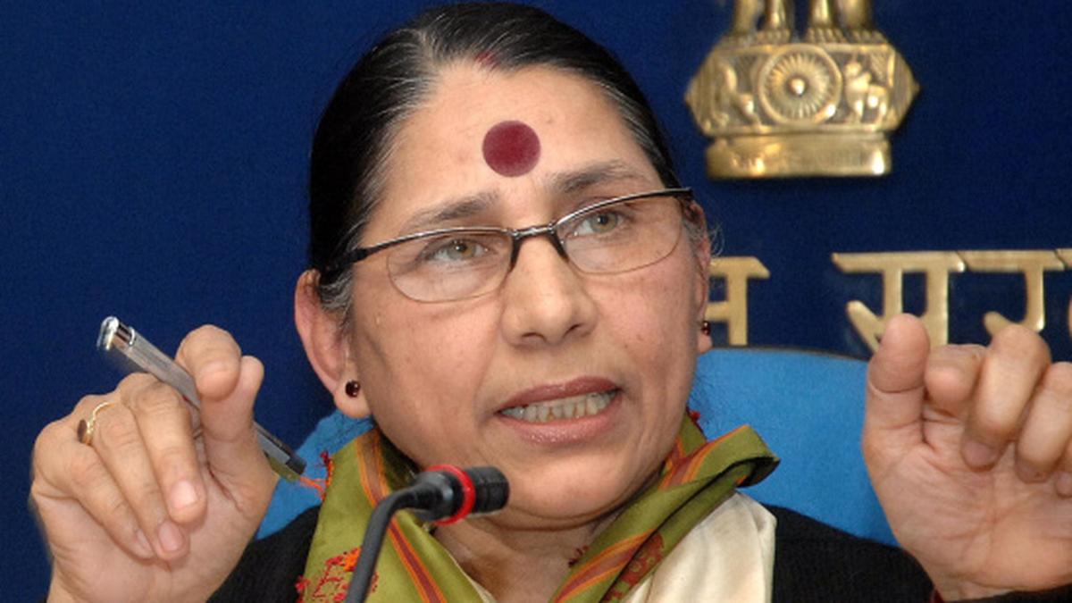Tirath wants crimes against women to be dealt with firmly - The Hindu