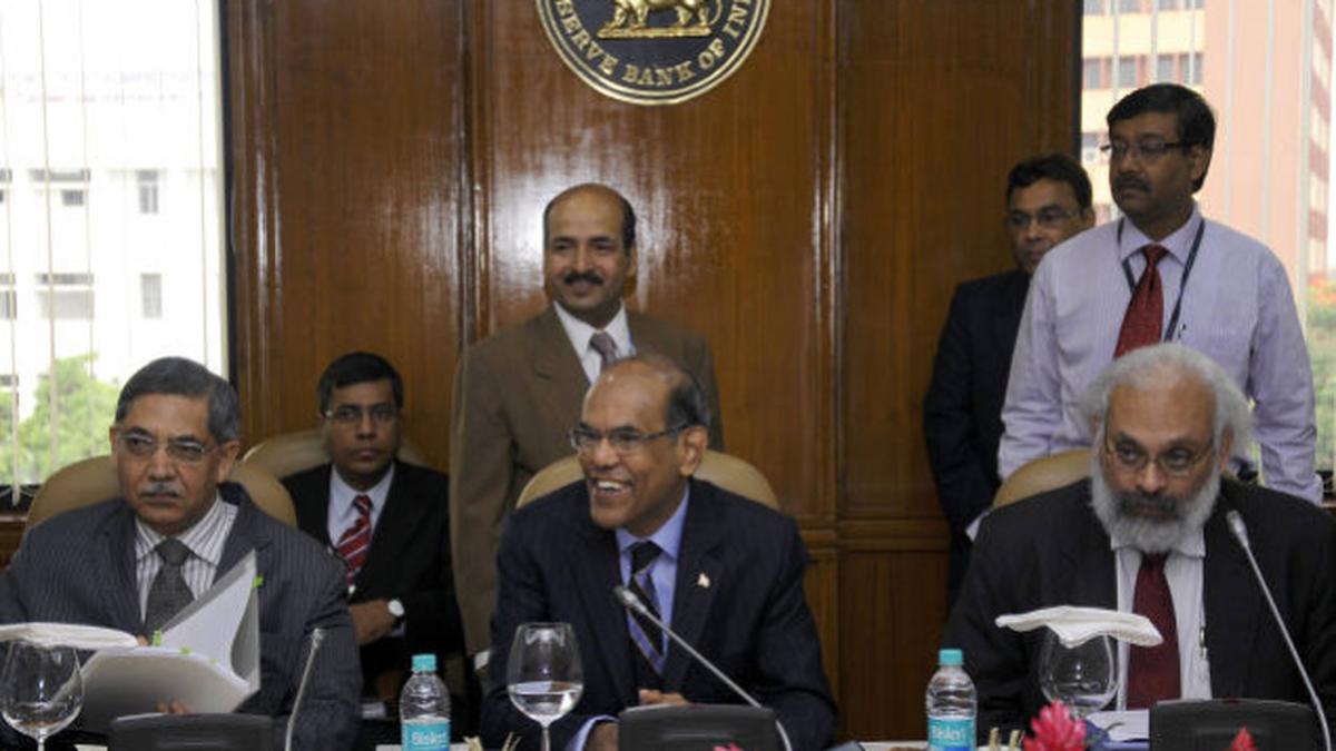 RBI board meets in Chennai - The Hindu