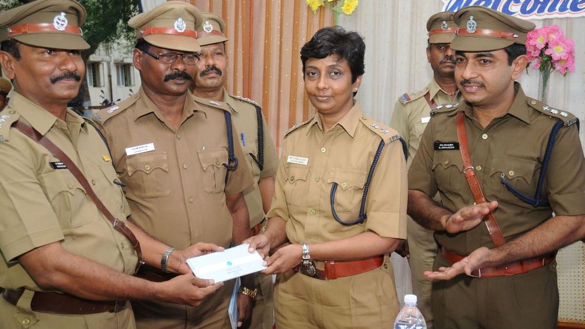 Home guards distribute school uniforms to students - The Hindu