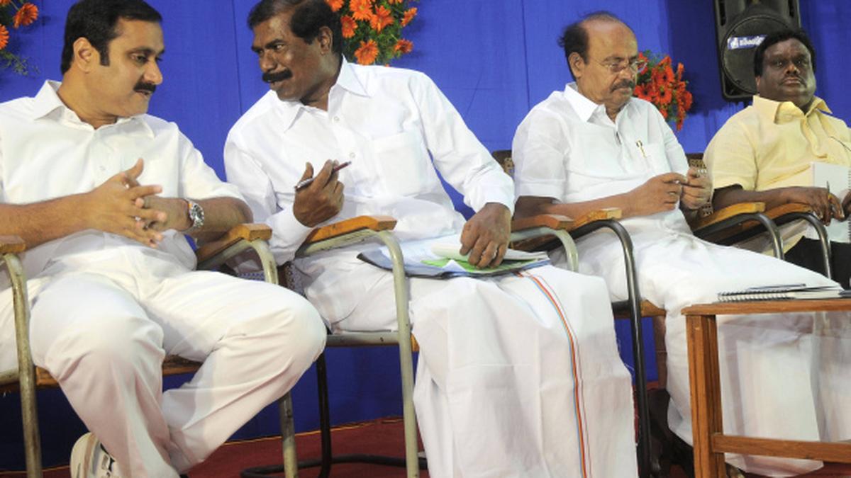 PMK vows not to align with Dravidian parties in future - The Hindu