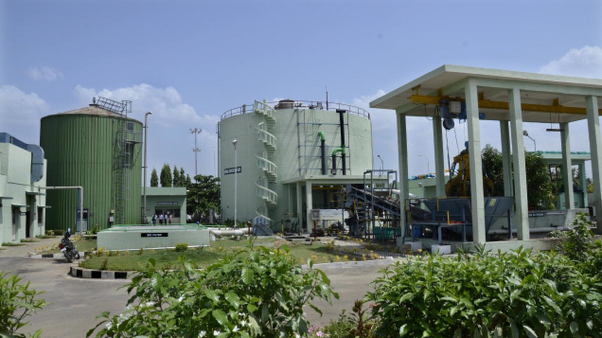 Bio-methanation unit set to generate power - The Hindu