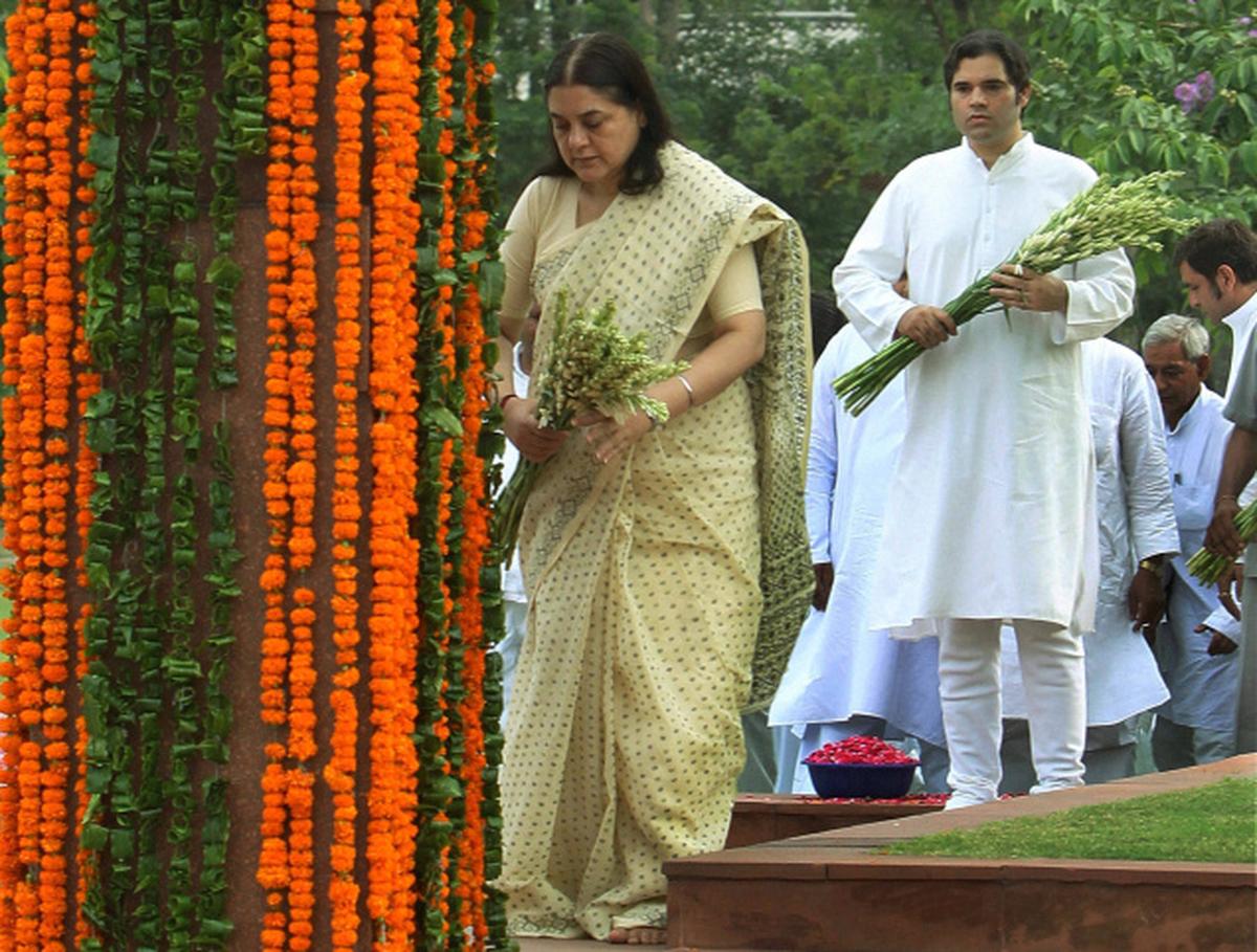 maneka gandhi son