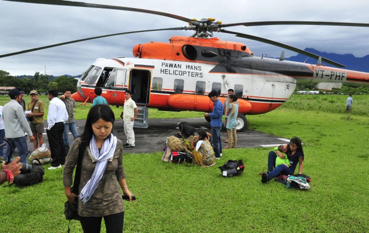 Pawan Hans suspends commercial operations in northeast - The Hindu