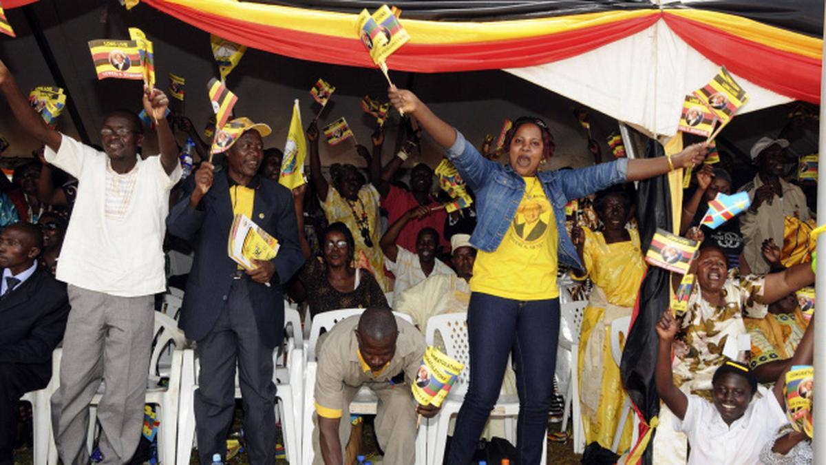 Ugandan police tear gas Opposition leaders - The Hindu