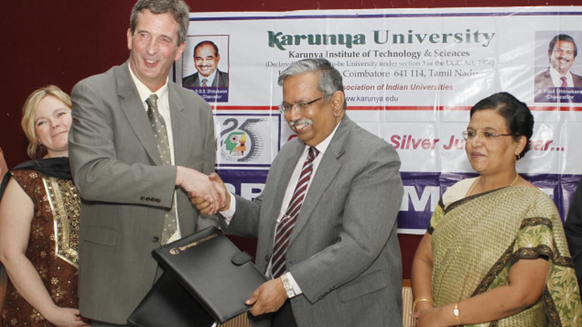 Karunya to offer courses in kinesiology - The Hindu