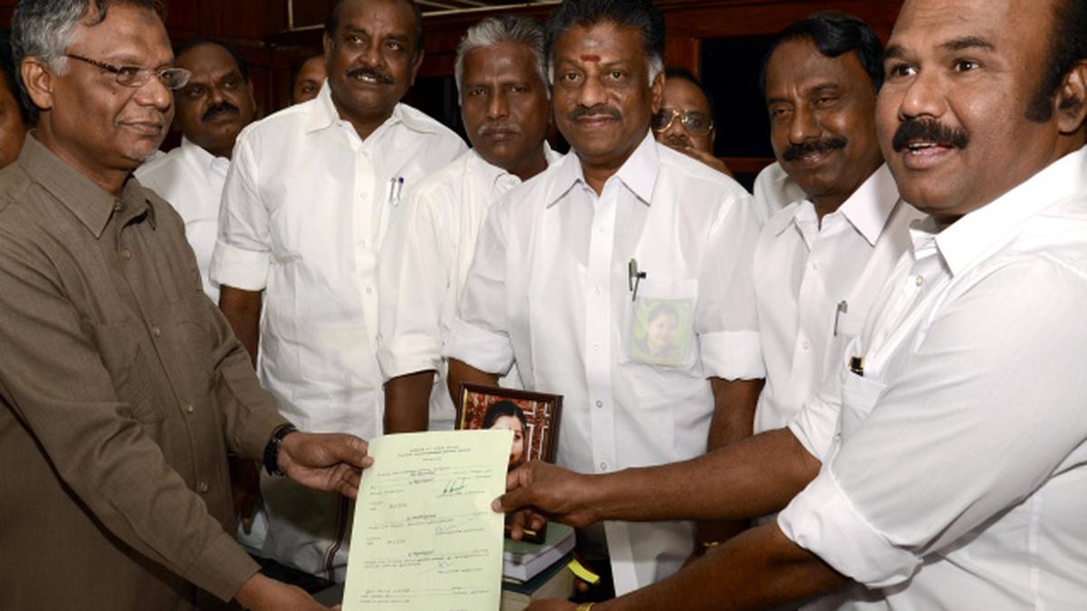 Jayakumar, Dhanapal set to become Speaker, Deputy Speaker - The Hindu