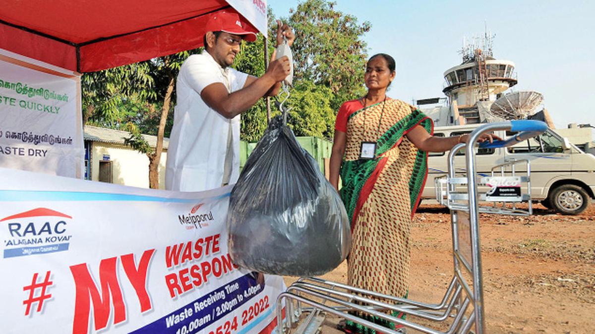 Coimbatore airport: Zero waste management - The Hindu