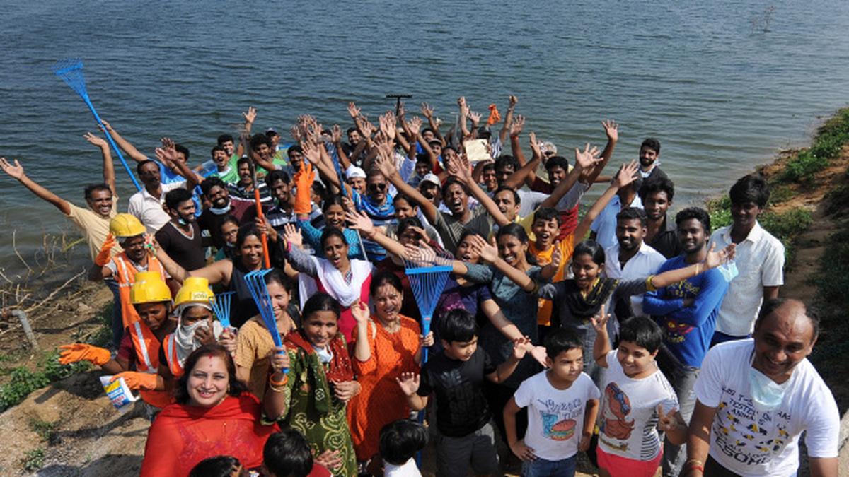 Perungudi residents have big plans for their lake - The Hindu