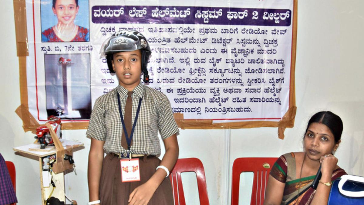 Innovative ideas take shape at model making contest in Hubballi - The Hindu